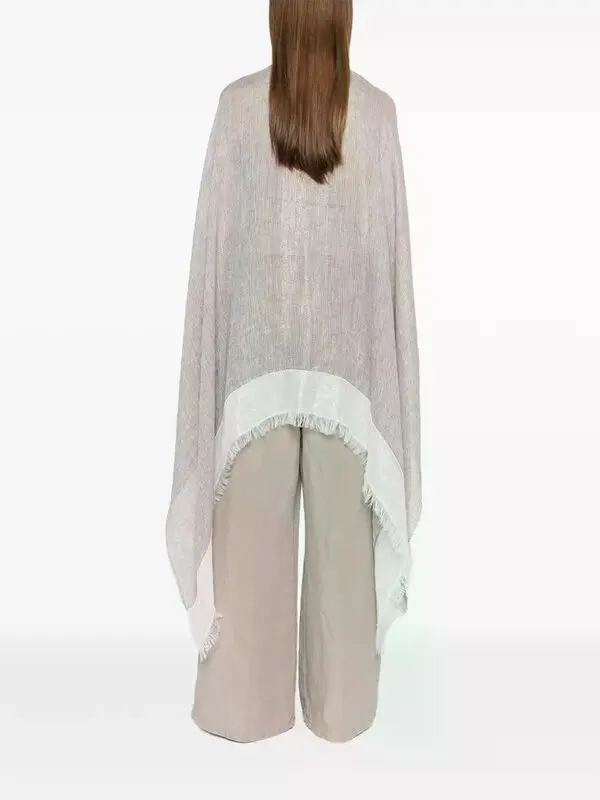 Fabiana Filippi Frayed Poncho