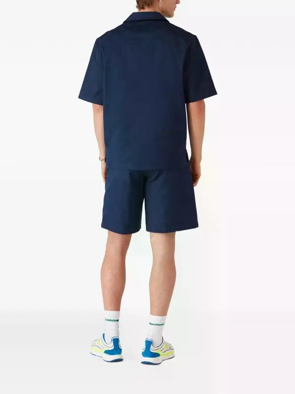 Casablanca Monogram-print Shirt - Blue