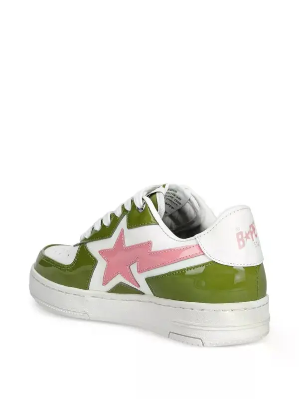 A BATHING APE Star-embellished Sneakers - Green