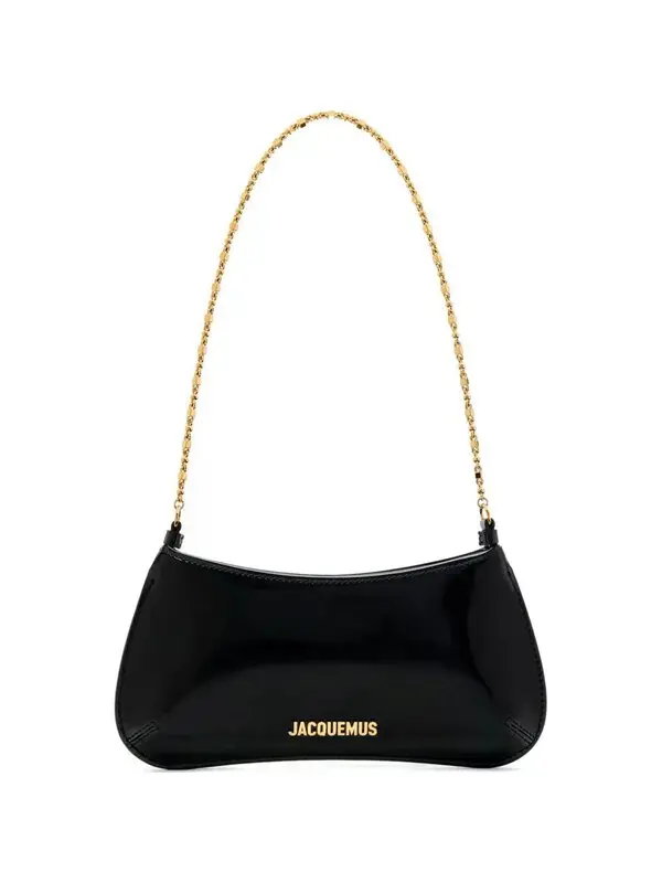 Jacquemus Chain Shoulder Bag - Black