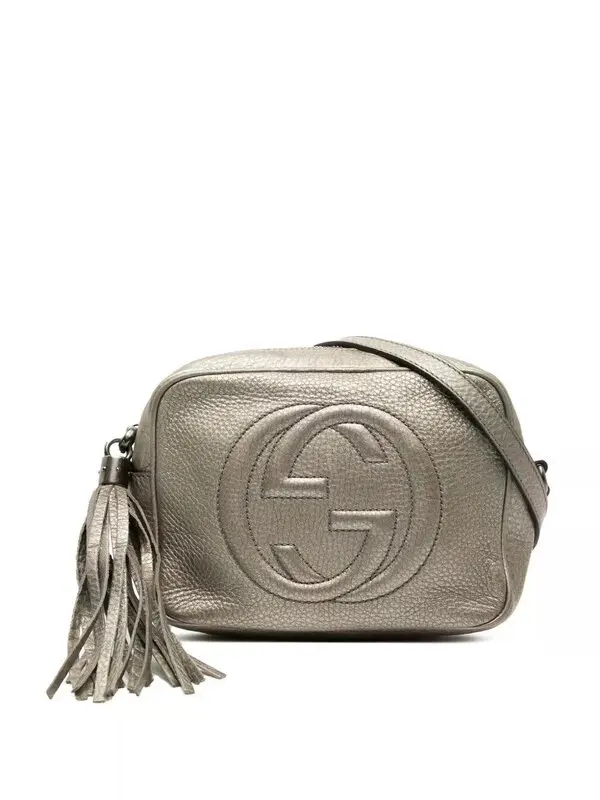 Gucci 2000-2015 Leather Soho Disco Crossbody Bag - Gold