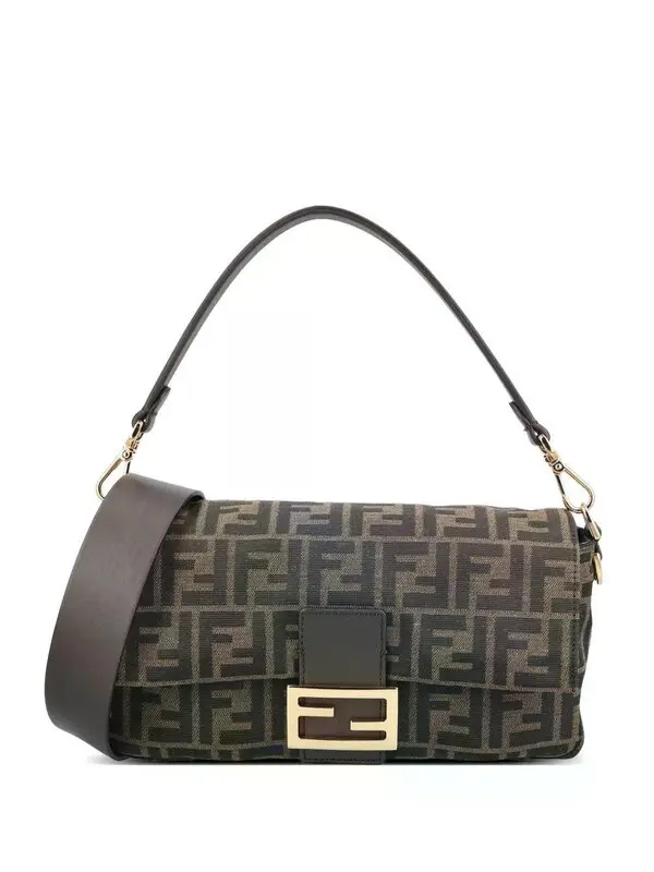 Fendi Medium Baguette Shoulder Bag - Neutrals