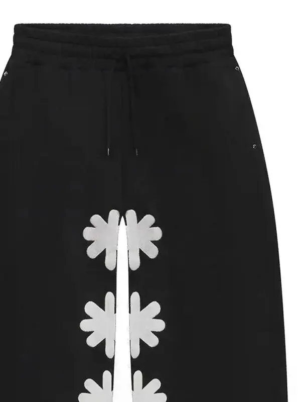 LOSTSHDWS Flower-embroidered Trousers