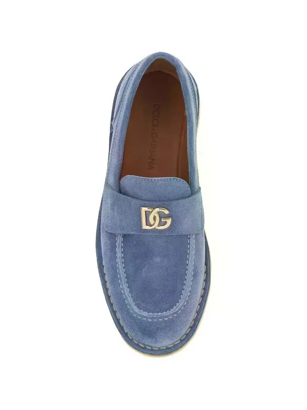 Dolce & Gabbana Logo Plaque Loafers