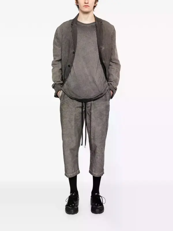 THOM KROM Cropped Cotton Trousers
