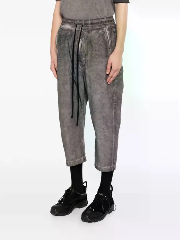 THOM KROM Cropped Cotton Trousers