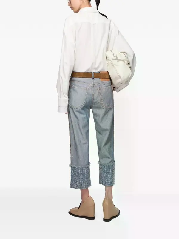 Acne Studios Side-stripe Cuffed Jeans