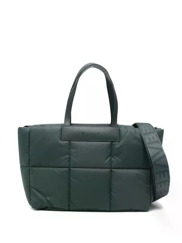 VEECOLLECTIVE Porter Marché Quilted Tote Bag - Green