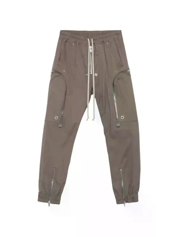 Rick Owens Bauhaus Zip-pocket Trousers - Brown