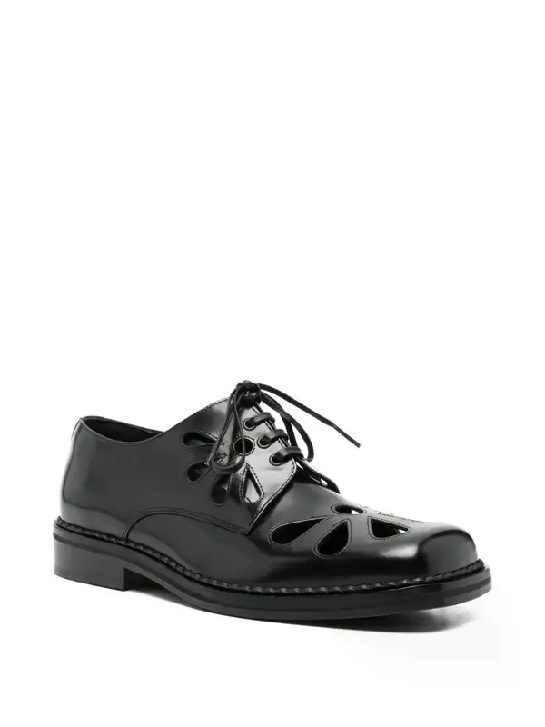 Simone Rocha Daisy Cut-out Derby Shoes
