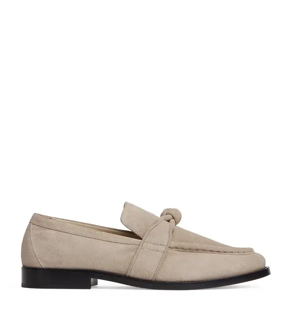 Bottega Veneta Calfskin Alstaire Loafers - Neutral