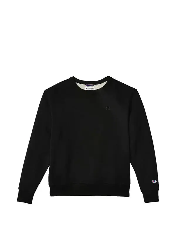 Champion Logo-detail Crew-neck Sweatshirt - Black