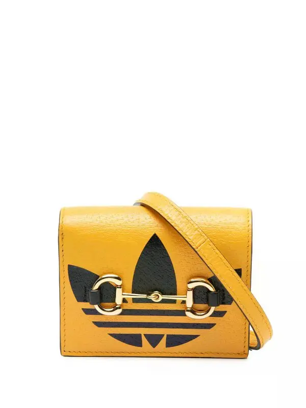Gucci Adidas X 2016-2025 Horsebit Wallet On Strap - Yellow