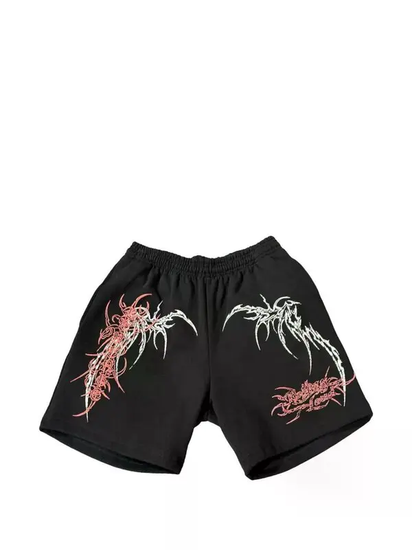 REVENGE Rolling Loud Temple Track Shorts - Black