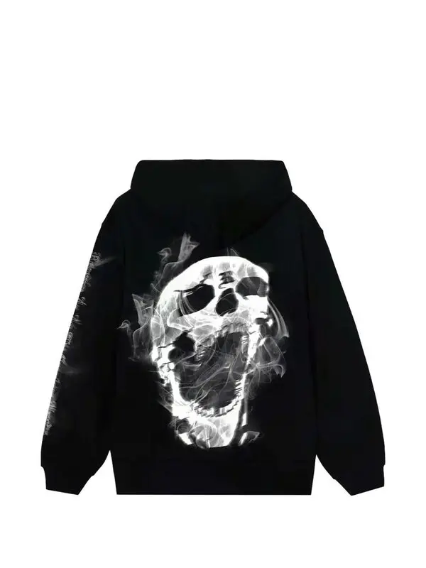 REVENGE Skull-print Hoodie
