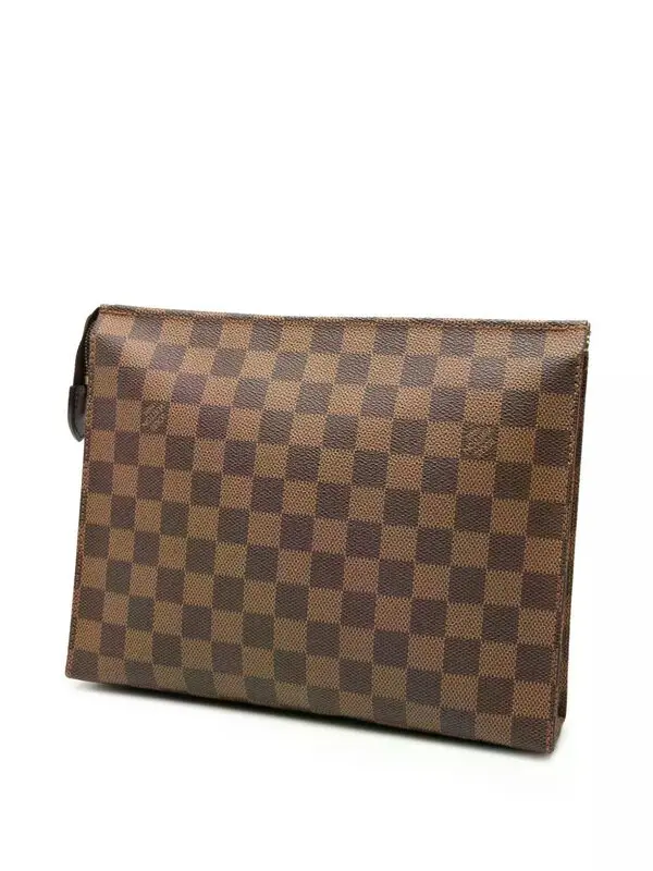 LOUIS VUITTON 1990-2010 Damier Ebene Toiletry Pouch 26 - Brown