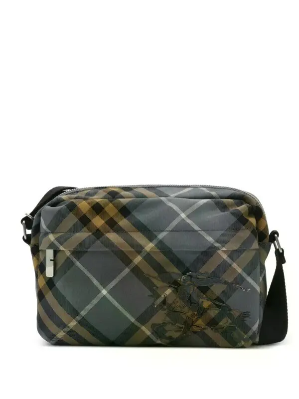 Burberry Check Crossbody Bag - Blue
