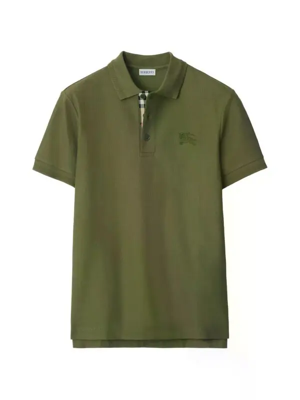 Burberry Cotton Polo Shirt - Green