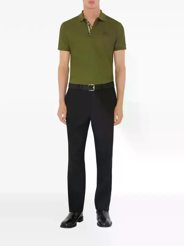 Burberry Cotton Polo Shirt - Green