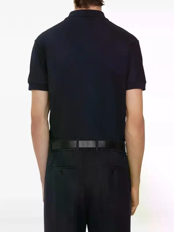 Burberry Metal Knight Cotton Polo Shirt - Blue
