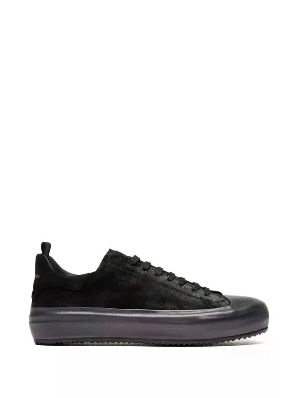 Officine Creative Suede Sneakers - Black