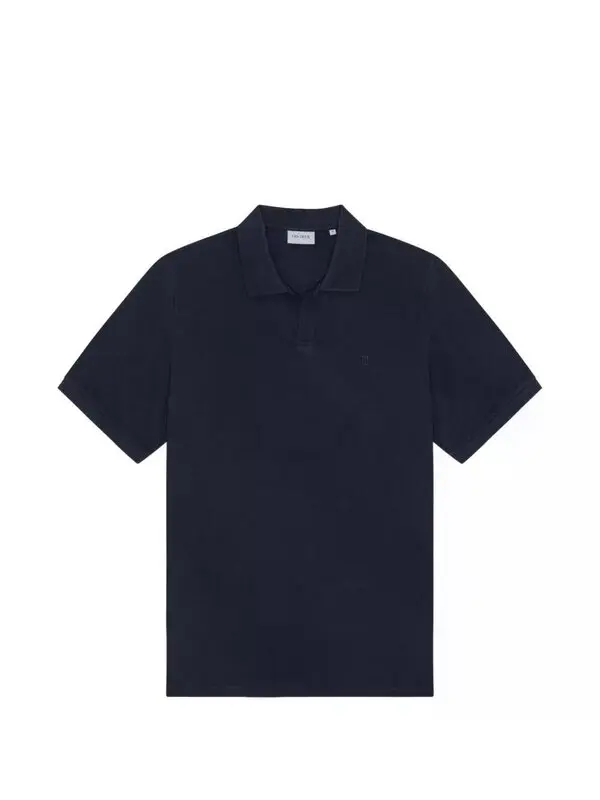 LES DEUX Pique Polo Shirt - Blue