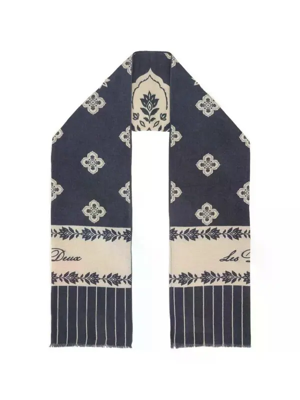 LES DEUX Arabesque Patterned Scarf