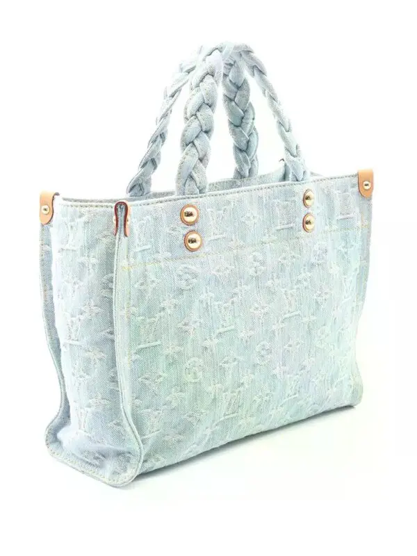 LOUIS VUITTON 2021-2026 Monogram Denim Let Go Pm Satchel