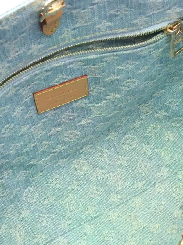LOUIS VUITTON 2021-2026 Monogram Denim Let Go Pm Satchel