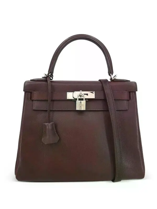 Hermès 2006 28 Kelly Retourne Leather Handbag - Brown