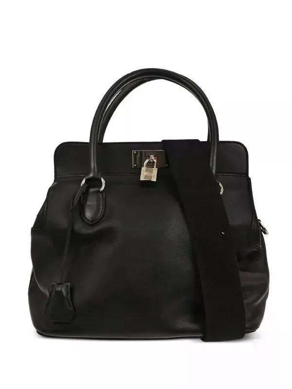 Hermès 2014 26 Toolbox Leather Handbag - Black