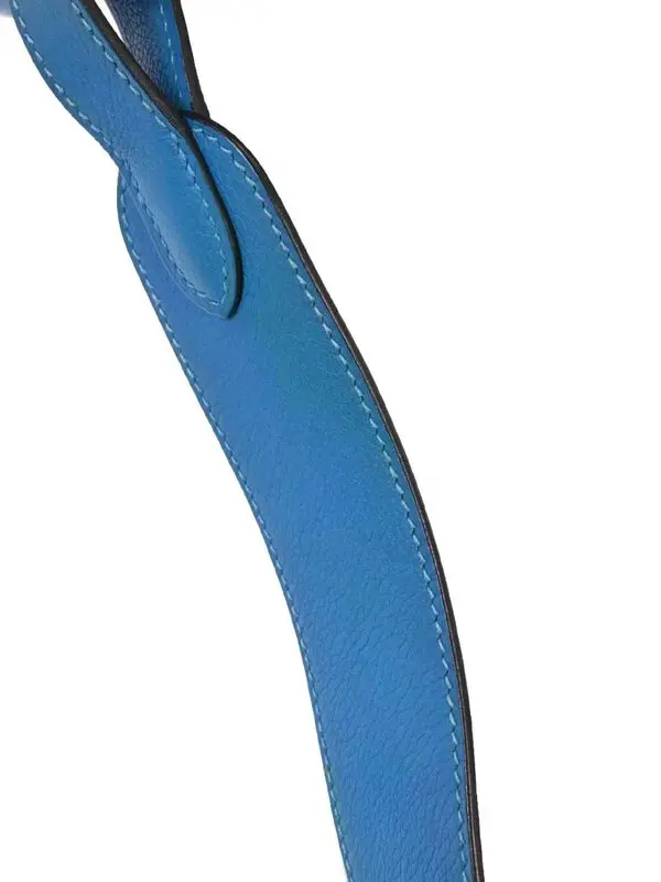 Hermès 2016 34 Lindy Leather Shoulder Bag - Blue