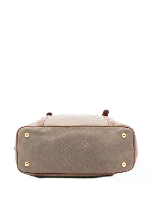 Prada Canvas Canapa Logo Satchel - Brown