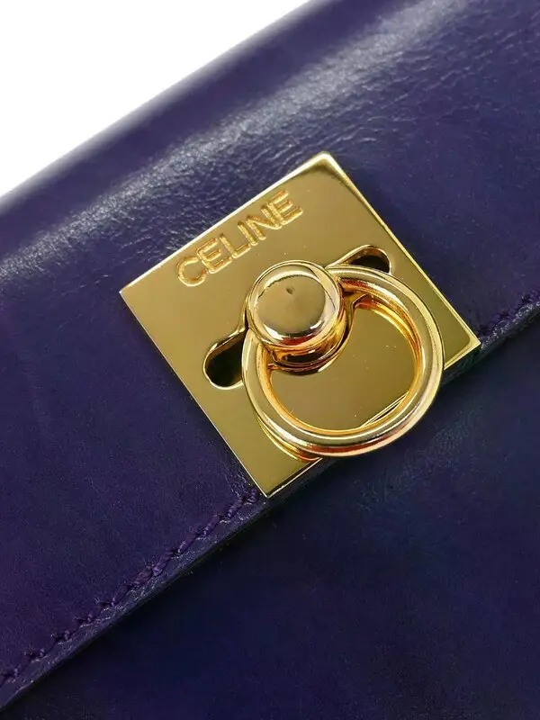 Celine 1990s Leather Shoulder Bag