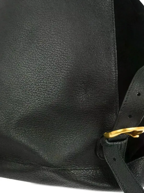 Gucci 1990s Bamboo Suede Backpack