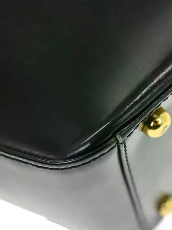 CARTIER 1990-2000s Panthere Leather Handbag