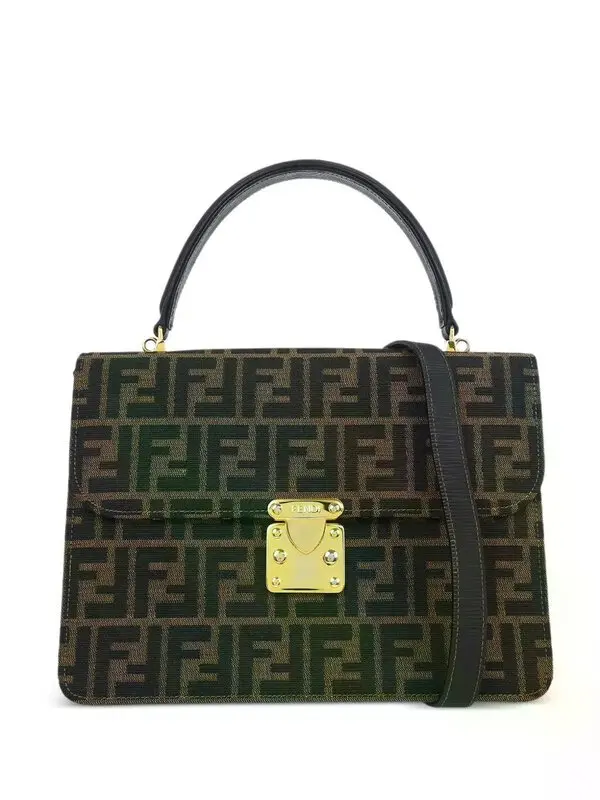 Fendi 1990-2000s Zucca Handbag