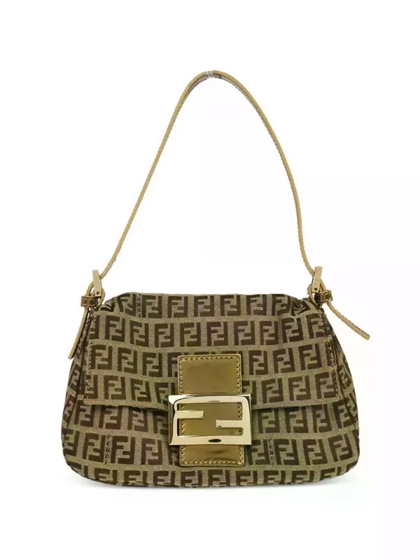 Fendi 2007 Mama Baguette Handbag - Neutrals