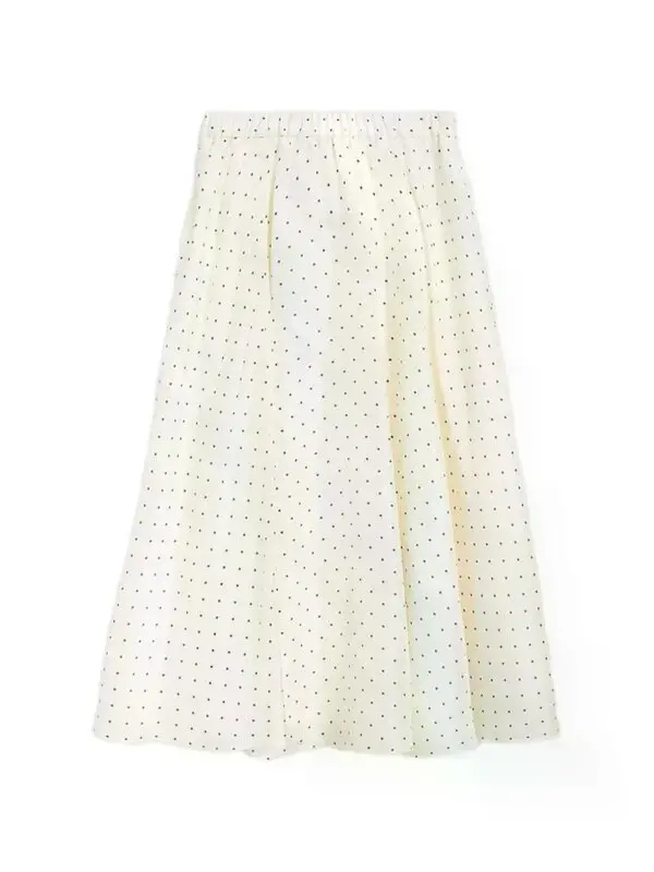 Aspesi Polka-dot Skirt - Neutrals