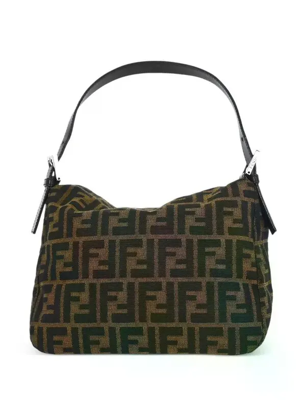 Fendi 2001 Zucca Shoulder Bag - Brown