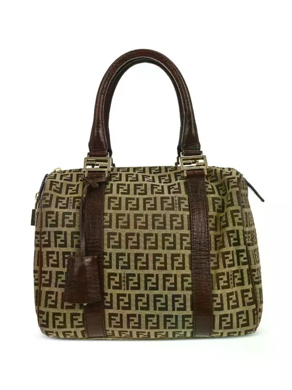 Fendi 2007 Zucchino Handbag - Neutrals