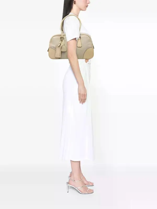 Prada Canvas Shoulder Bag