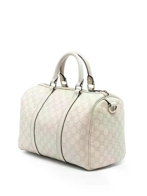 Gucci 2016-2026 Medium Sima Joy Boston Bag - White