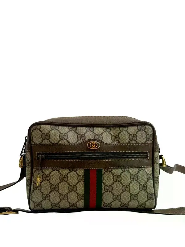 Gucci 20th Century Gg Supreme Web Crossbody Bag - Brown