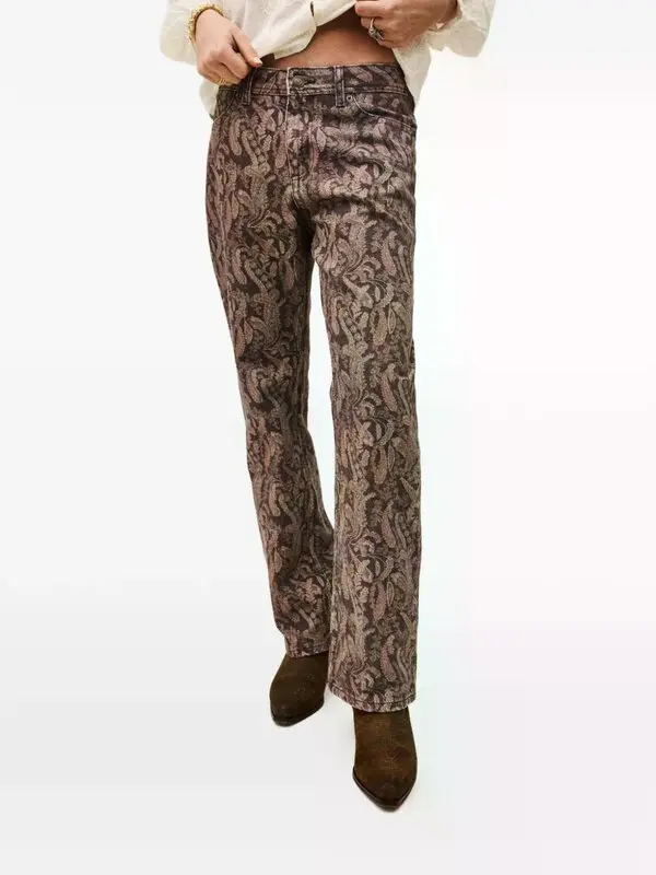 Ba&sh Tooty Paisley-pattern Jeans