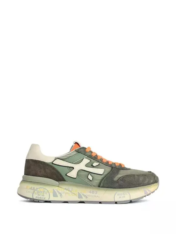 Premiata Mick Suede-details Sneakers - Green