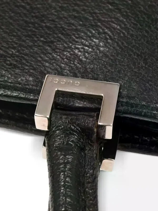 Gucci 1990s Leather Top Handle Bag