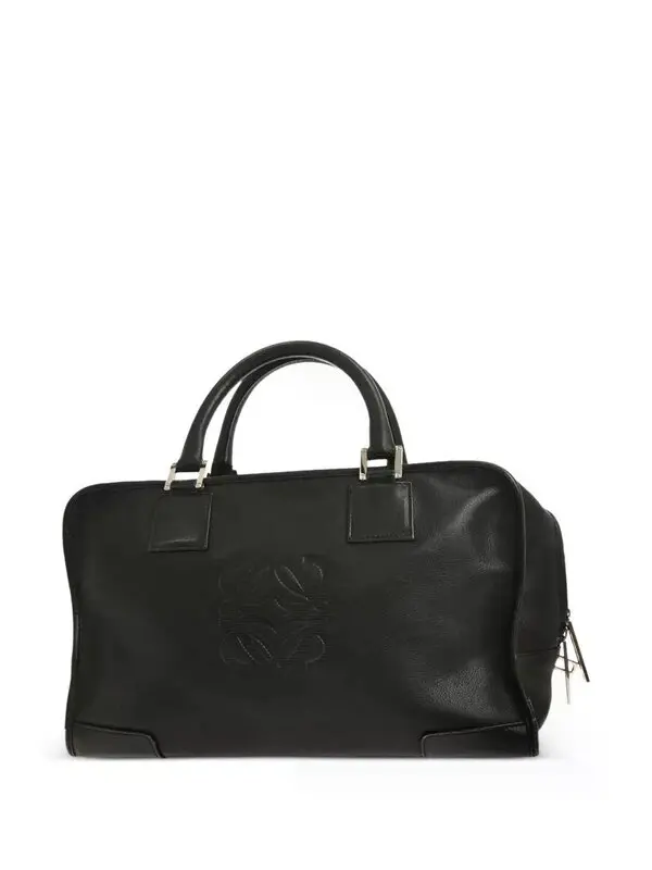 Loewe 2008 Embossed Leather Tote Bag
