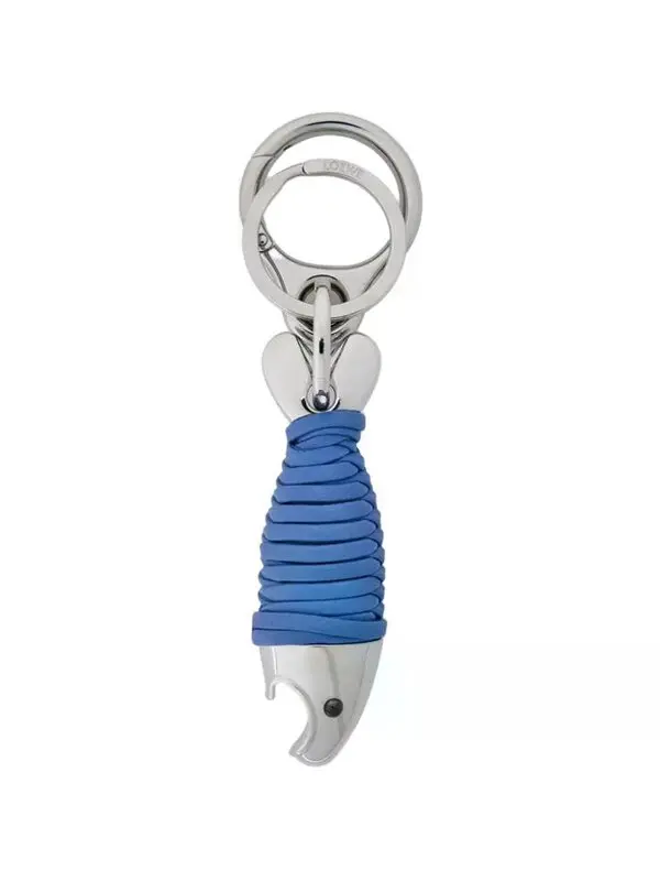 Loewe Fish Opener Keyring - Blue