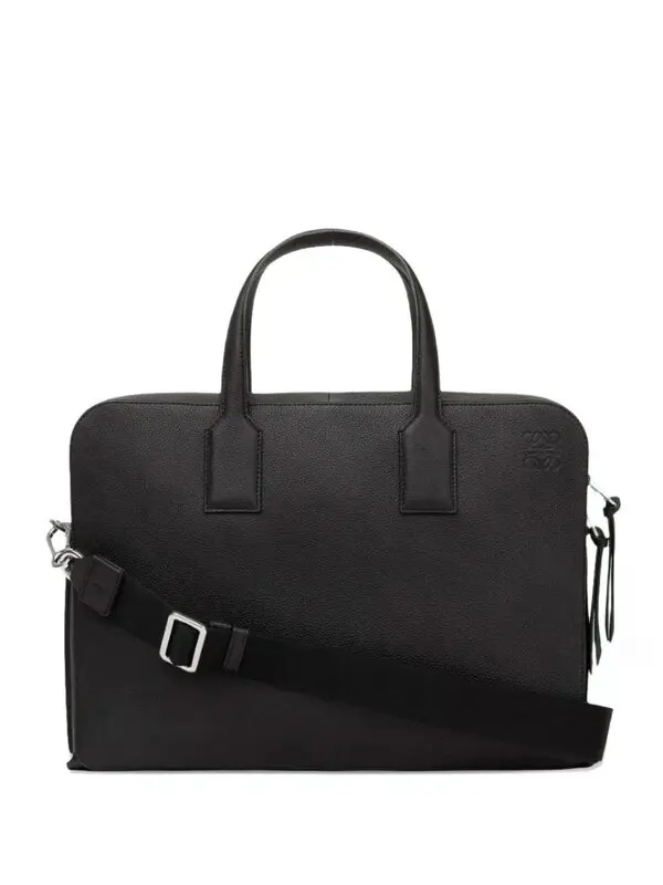 Loewe Goya Grained Briefcase - Black